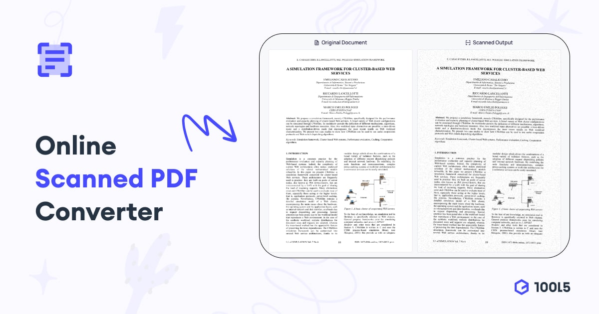 Scanned PDF Converter: Look Scanned Without a Scanner Online | 10015 Tools